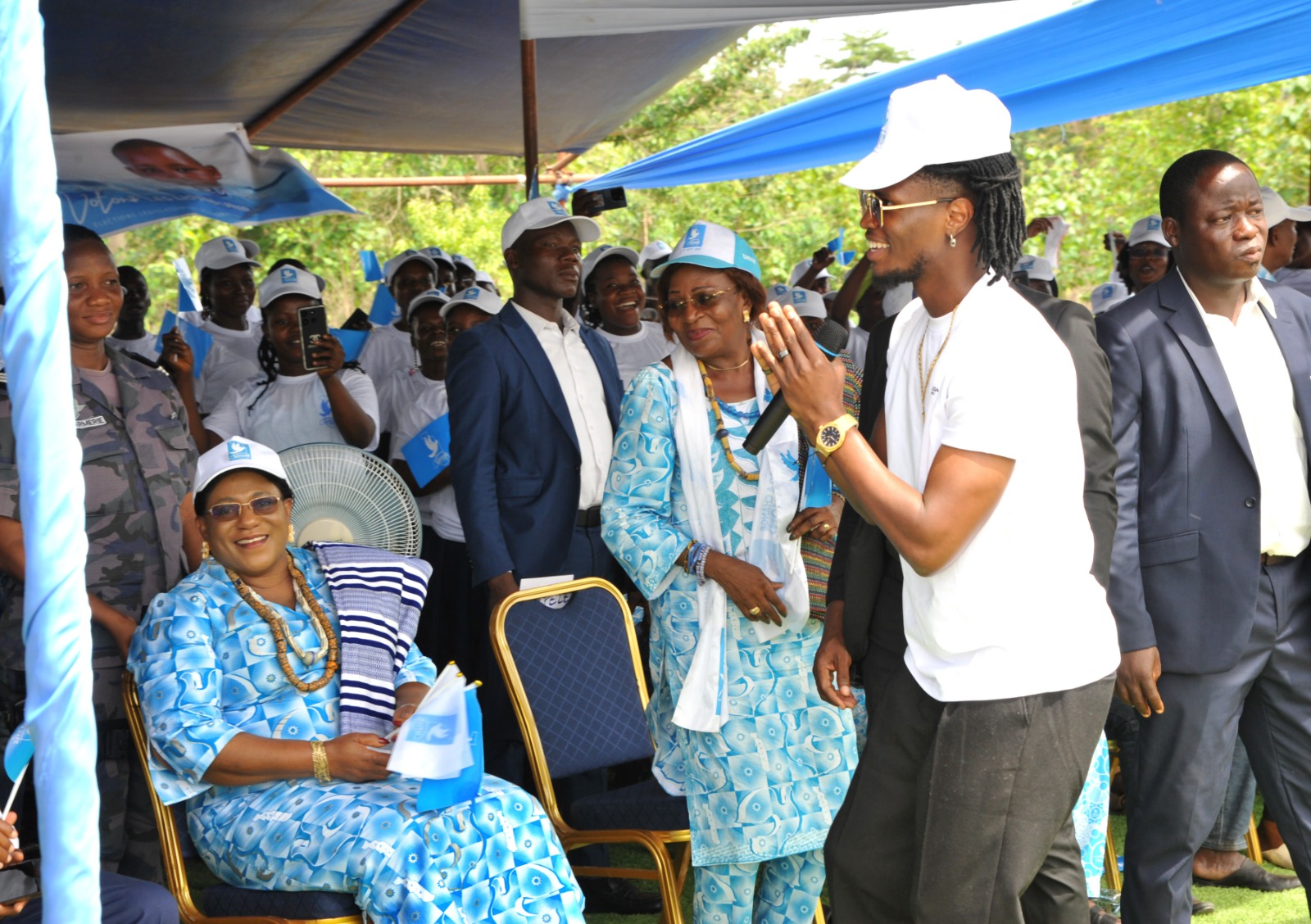 Campagne électorale Unir : la tête de liste Kpélé, Yawa Djigbodi Tségan ...