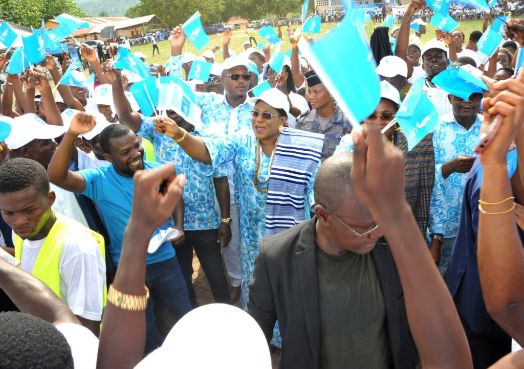 Campagne électorale Unir : la tête de liste Kpélé, Yawa Djigbodi Tségan ...