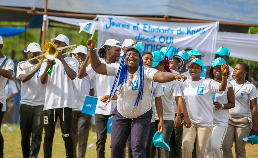 Campagne électorale Unir : la tête de liste Kpélé, Yawa Djigbodi Tségan ...